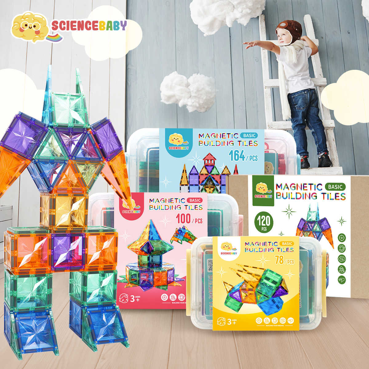 Article - ScienceBaby Magnetic Tiles